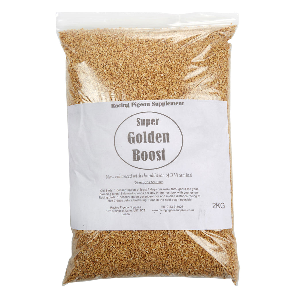 Super Golden Boost for Racing Pigeons | Enriched Feeding Supplement