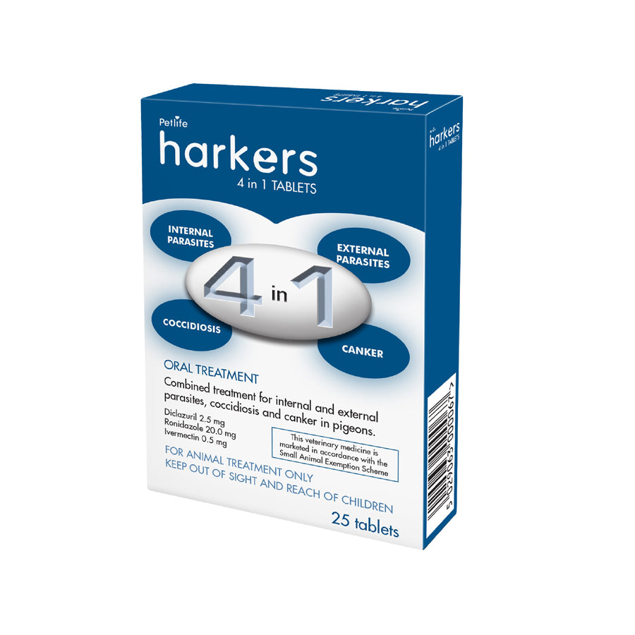 Harkers 4 in 1 Tablets [50 Tablets Per Tub